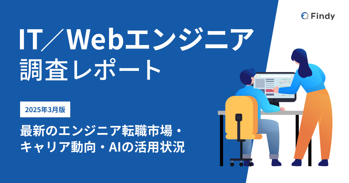 IT/Webエンジニア転職動向調査 2025年3月号 | IT/Webエンジニアの転職・求人サイトFindy – GitHubからスキル偏差値を算出